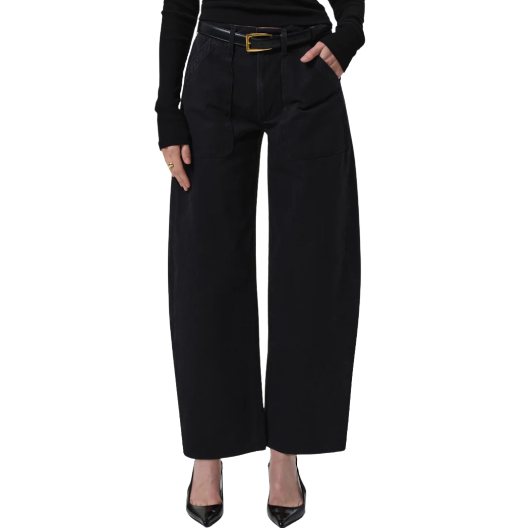 Ayla Cargo in Washed Black