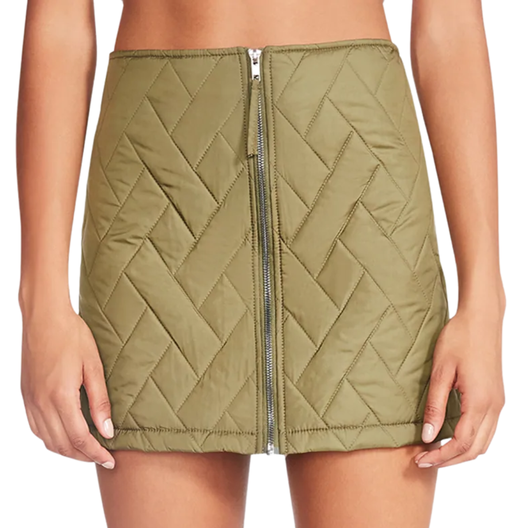 Steve Madden Emerson Skirt in Olive Night in Vermont