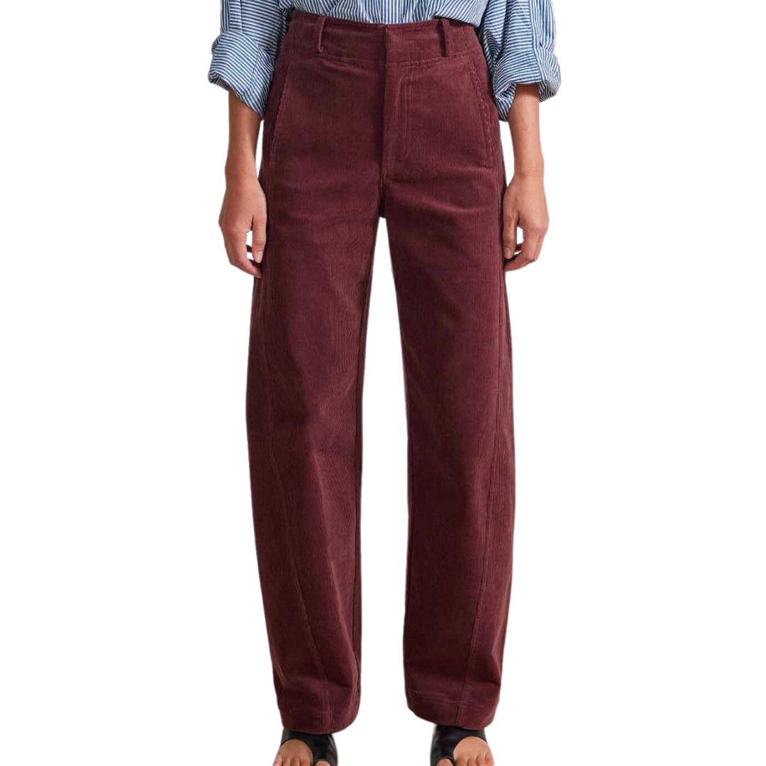 Apiece Apart Meridian Corduroy Pant in Chocolate