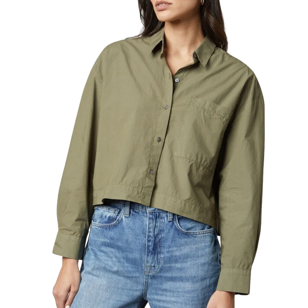 Velvet Lucille Top in Ivy