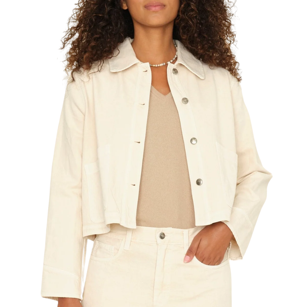 Jasper Denim Jacket in Pigment Oyster