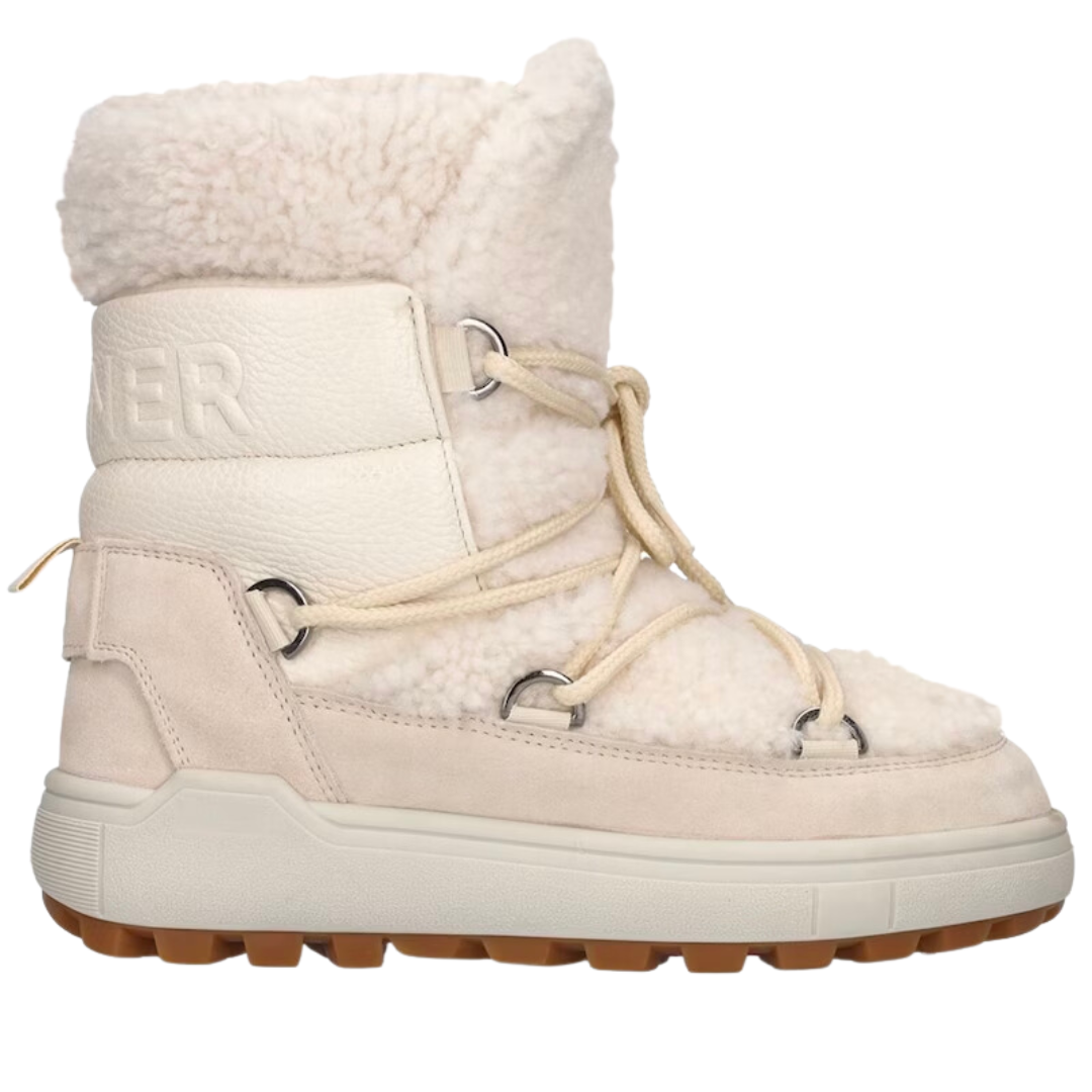 Bogner Chamonix Snow Boots with Spikes in Beige