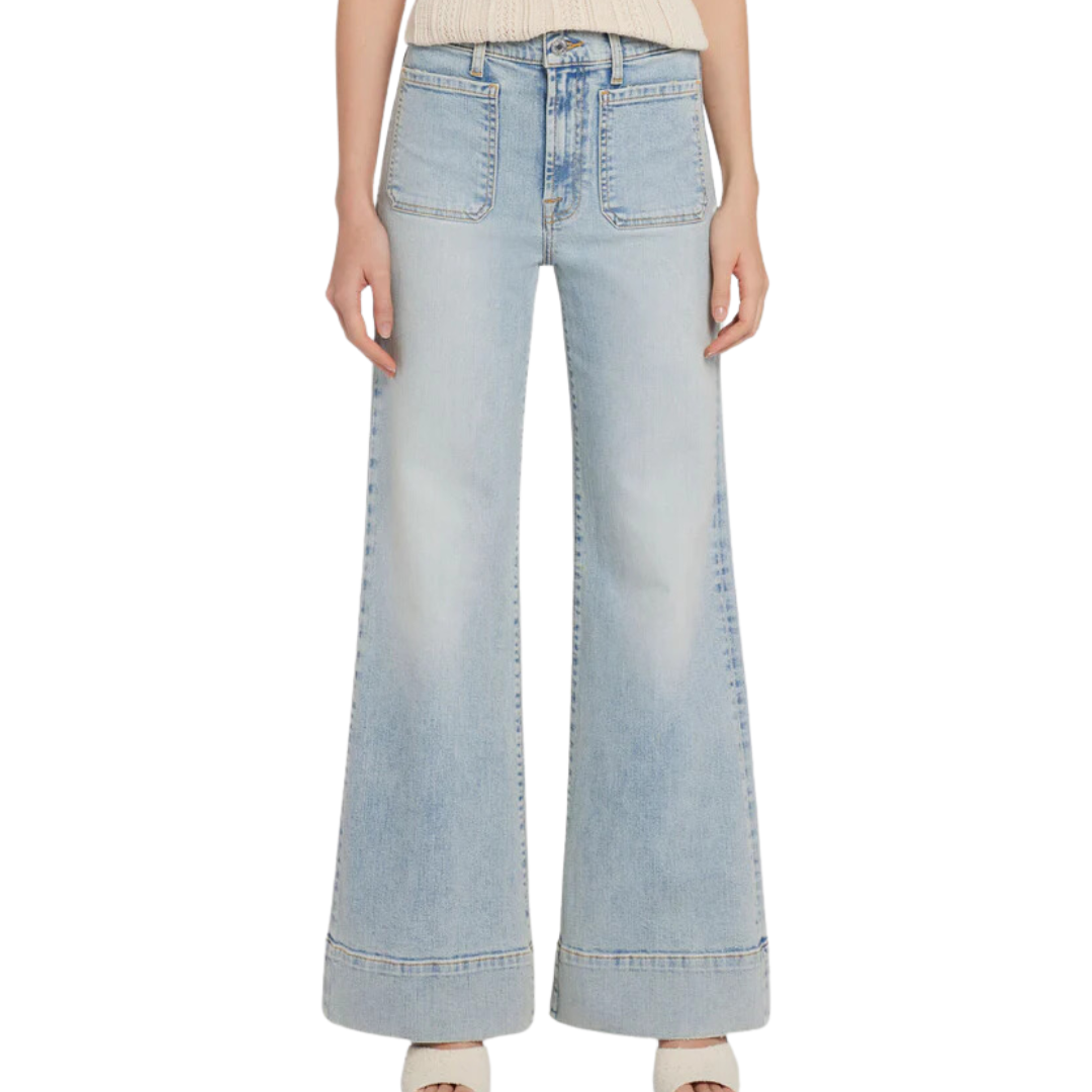 Seven for All Mankind Tailorless Patch Pocket Modern Dojo in Pricila