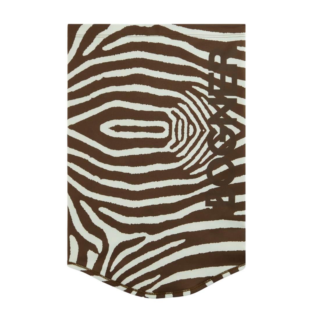 Bogner Loop Tubular Scarf in Brown/Off-White